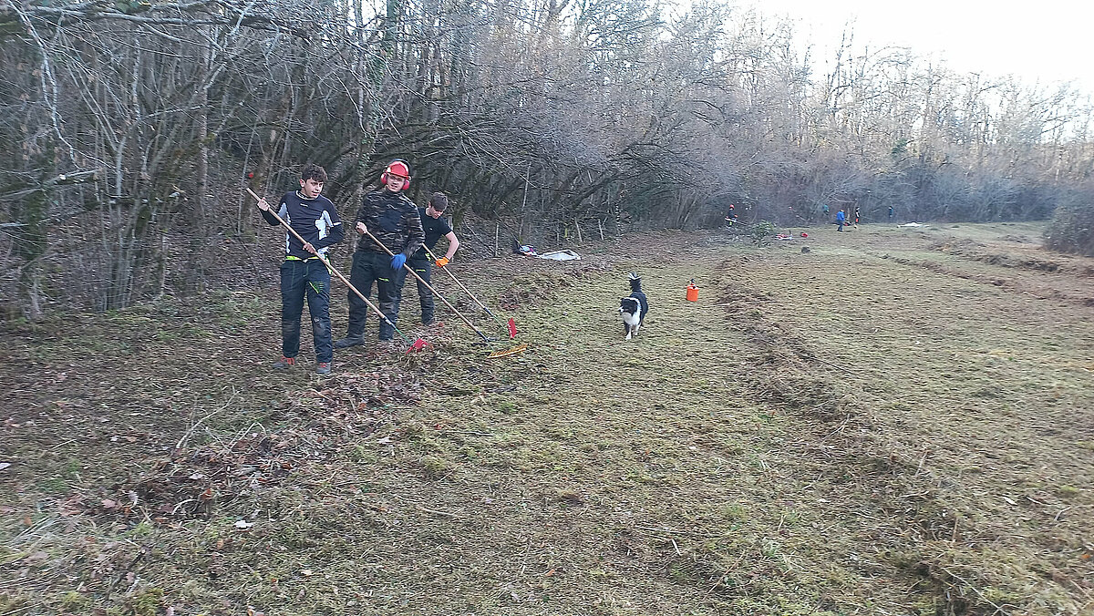 Chantier école : le dernier ! - EPLEFPA Cahors - Le Montat